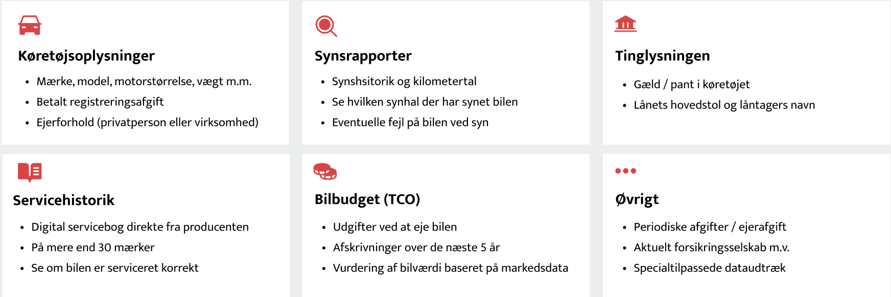 Tjek nummerplade oplysninger [GRATIS nummerpladetjek] | TjekBil
