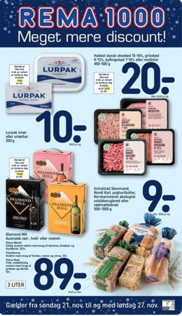 Oversigt over næste uges tilbud på dagligvarer | VORES Vordingborg